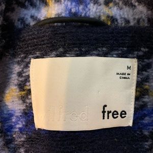 Wilfred | Jackets & Coats | Wilfred Free Aritzia Off Duty Plaid Wool Cocoon Jacket Size N Nwot ...